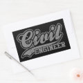 Civil Engineer Rectangular Sticker | Zazzle