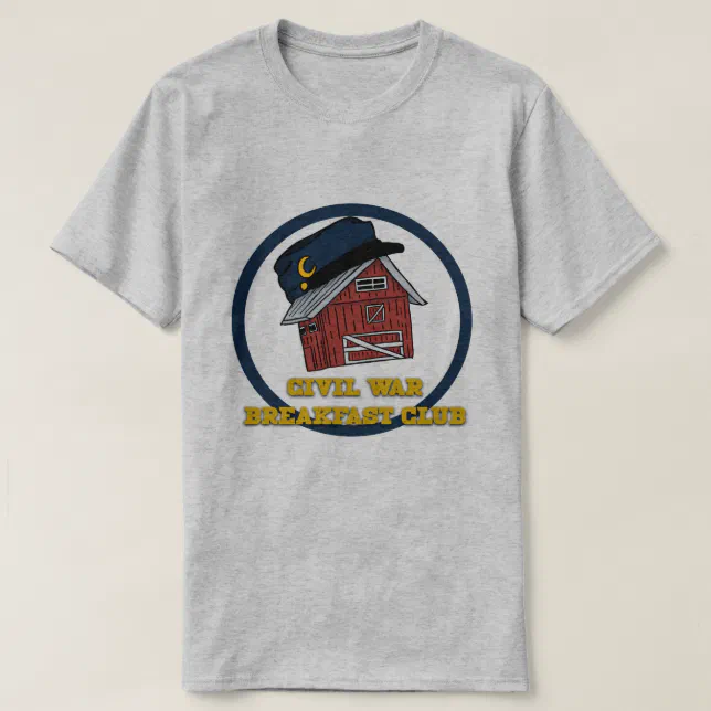 Civil War Breakfast Club Logo T-Shirt | Zazzle