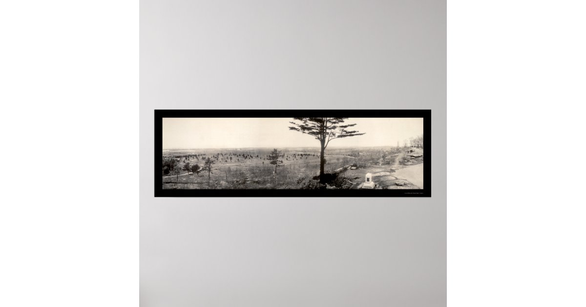 Civil War Gettysburg Photo 1909 Poster | Zazzle