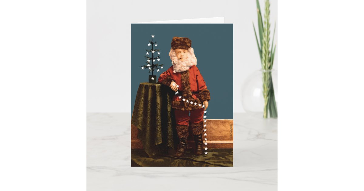 Civil War Santa Claus Holiday Card | Zazzle