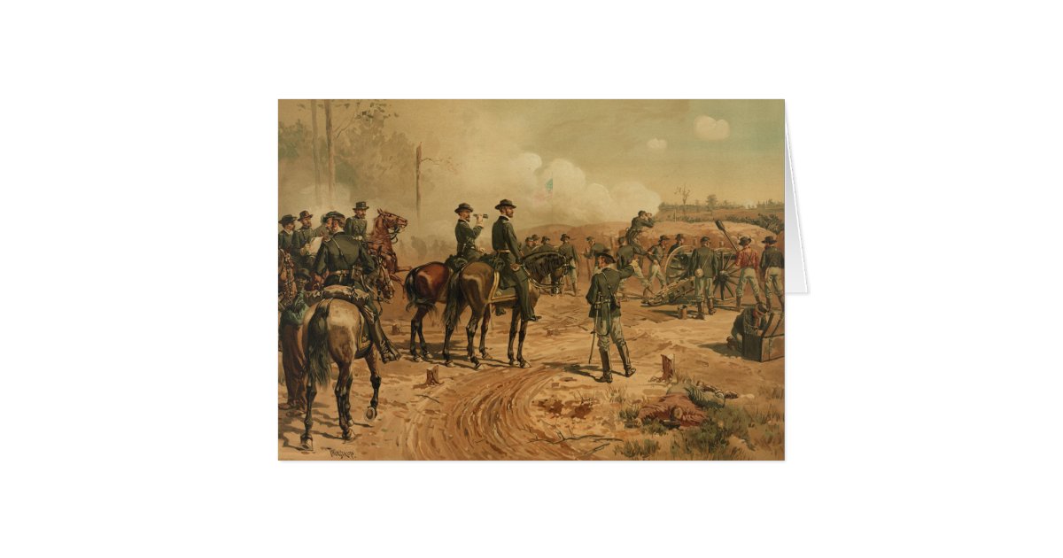 Civil War Siege of Atlanta by Thure de Thulstrup | Zazzle