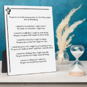 Civil War Soldier Prayer Plaque | Zazzle