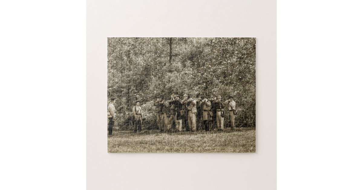 Civil War Soldiers Jigsaw Puzzle | Zazzle