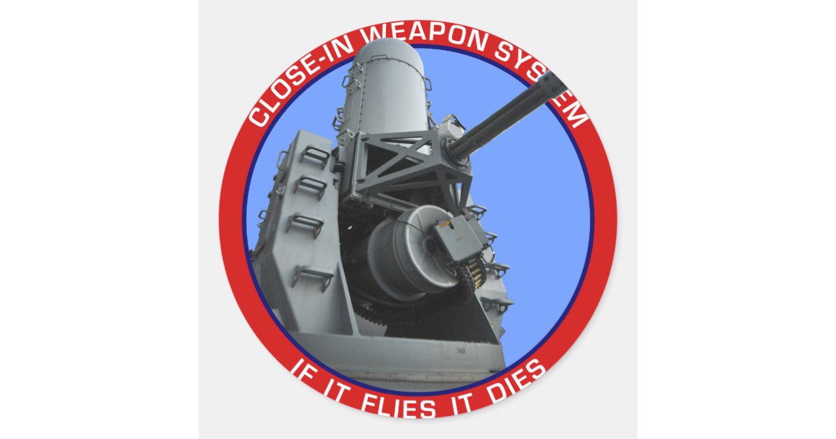 CIWS.png Classic Round Sticker | Zazzle