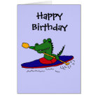 Kayak Happy Birthday Card | Zazzle.com