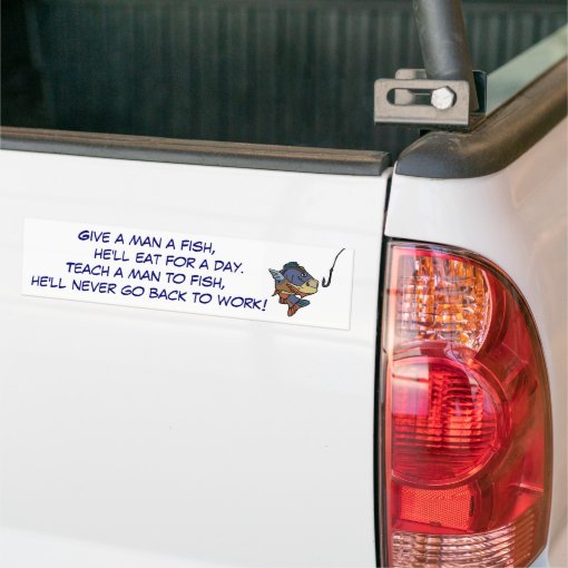 CK- Funny fishing bumper sticker | Zazzle