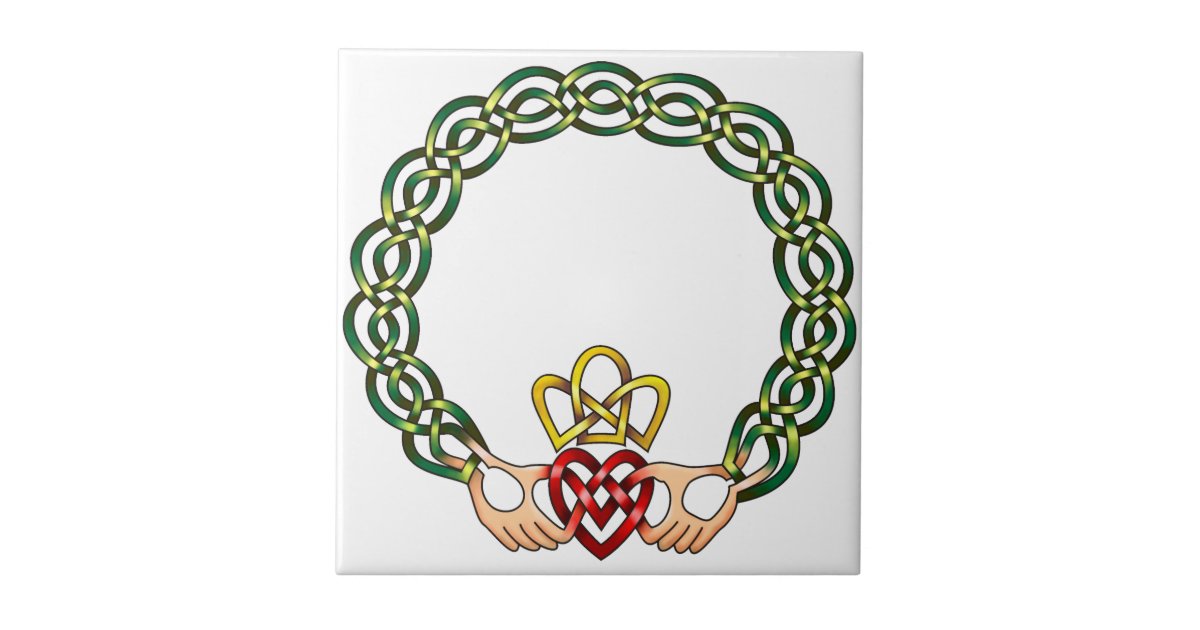 Claddagh Ceramic Tile | Zazzle