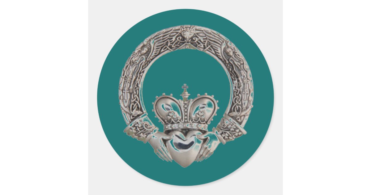 Claddagh Stickers | Zazzle