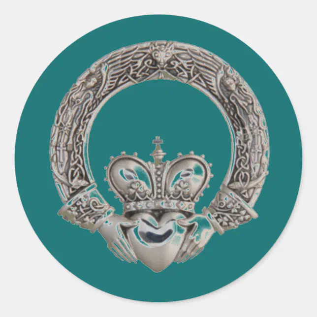 Claddagh Stickers | Zazzle