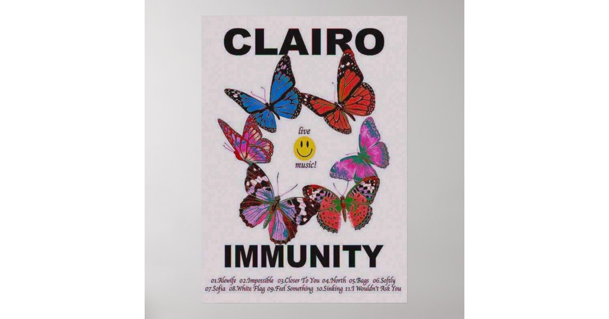 Clairo Immunity Album Poster | Zazzle