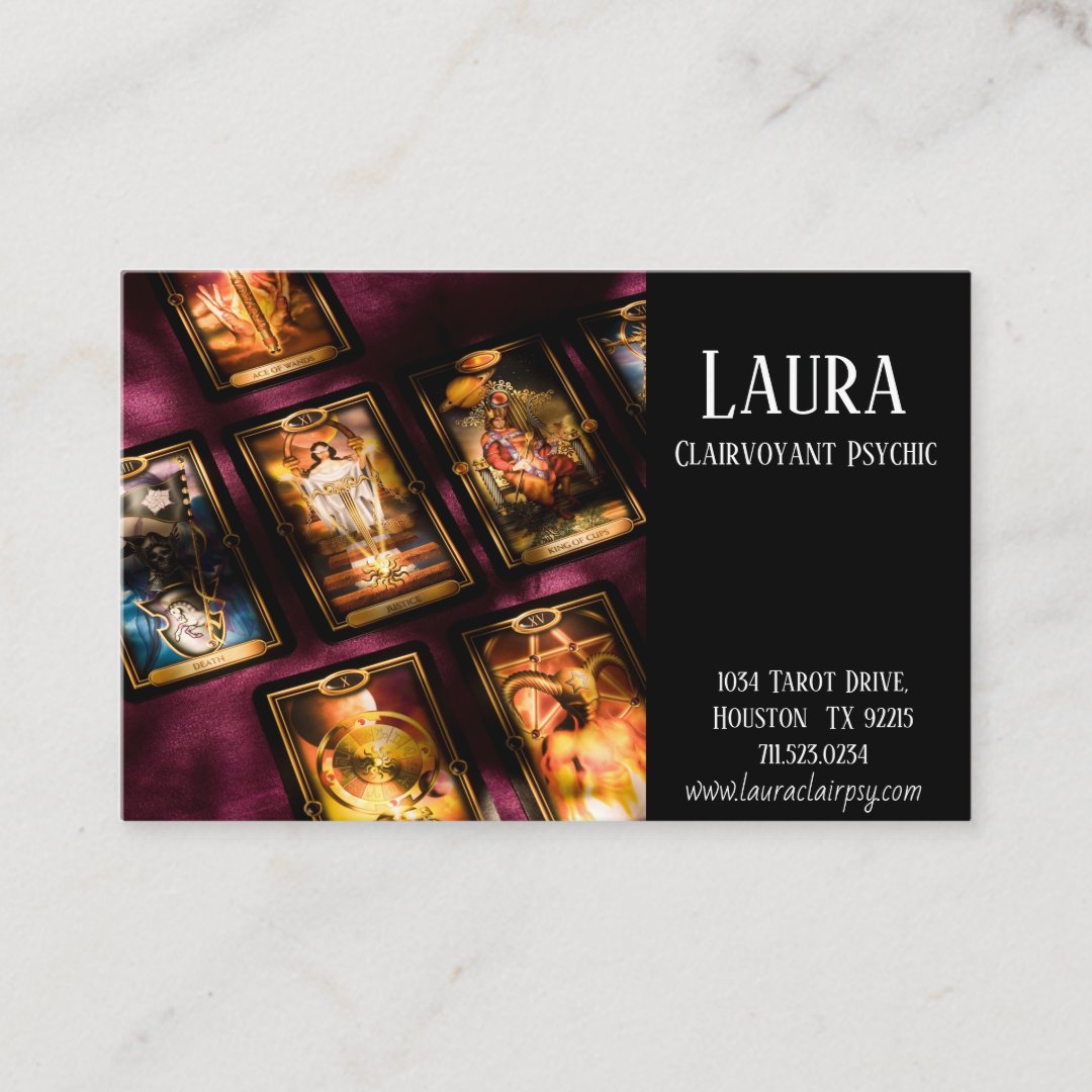 Clairvoyant Psychic Business Card | Zazzle