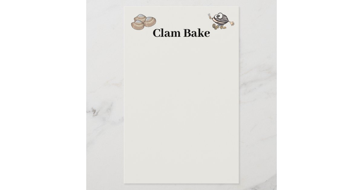 Clam Bake Invitation Flyer | Zazzle
