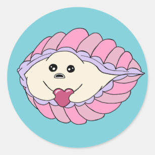 Clam Stickers | Zazzle
