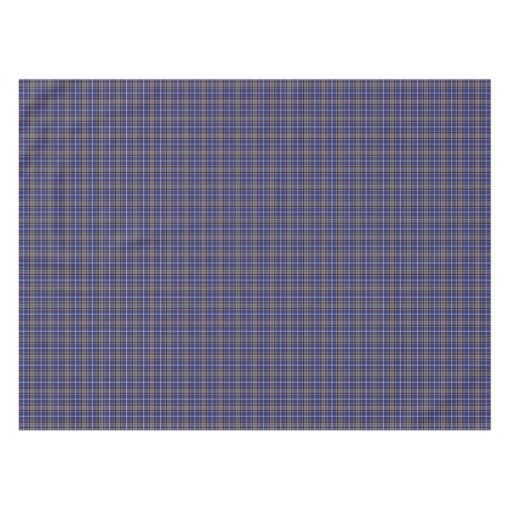 Clan Alexander Tartan Blue and Purple Plaid Tablecloth | Zazzle