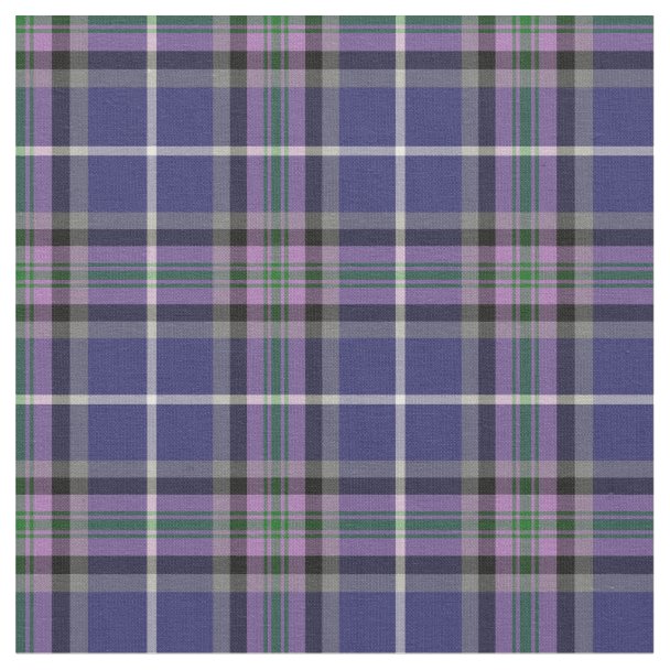 Clan Alexander of Menstry Dress Tartan Fabric | Zazzle