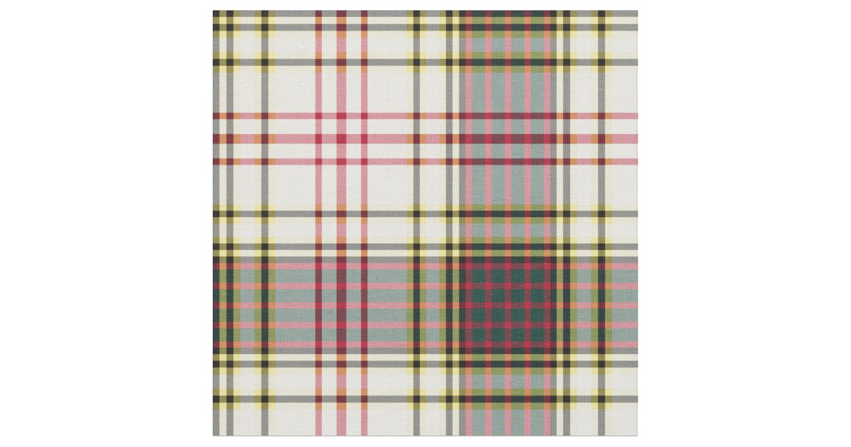 Clan Anderson Dress Tartan Fabric | Zazzle
