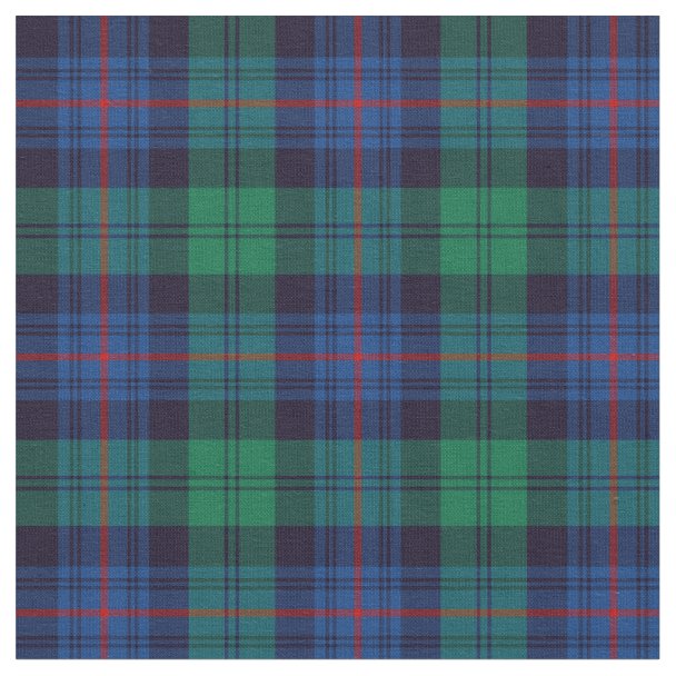 Armstrong Scottish Clan Tartan Fabric | Zazzle