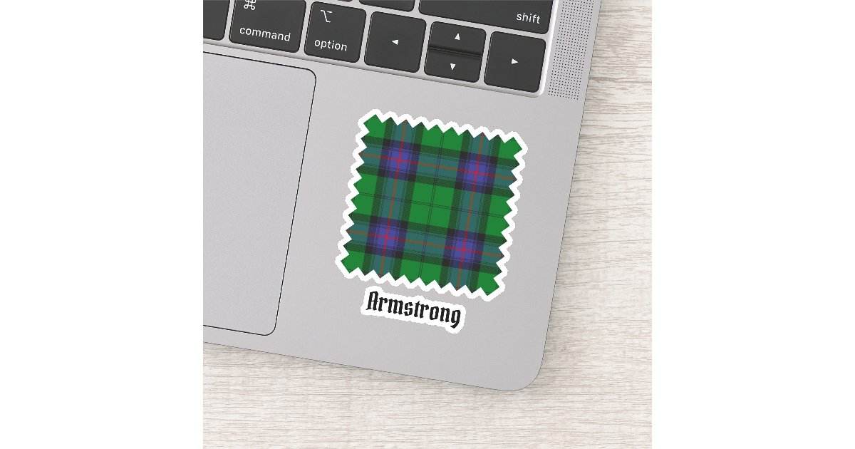 Clan Armstrong Tartan Sticker | Zazzle