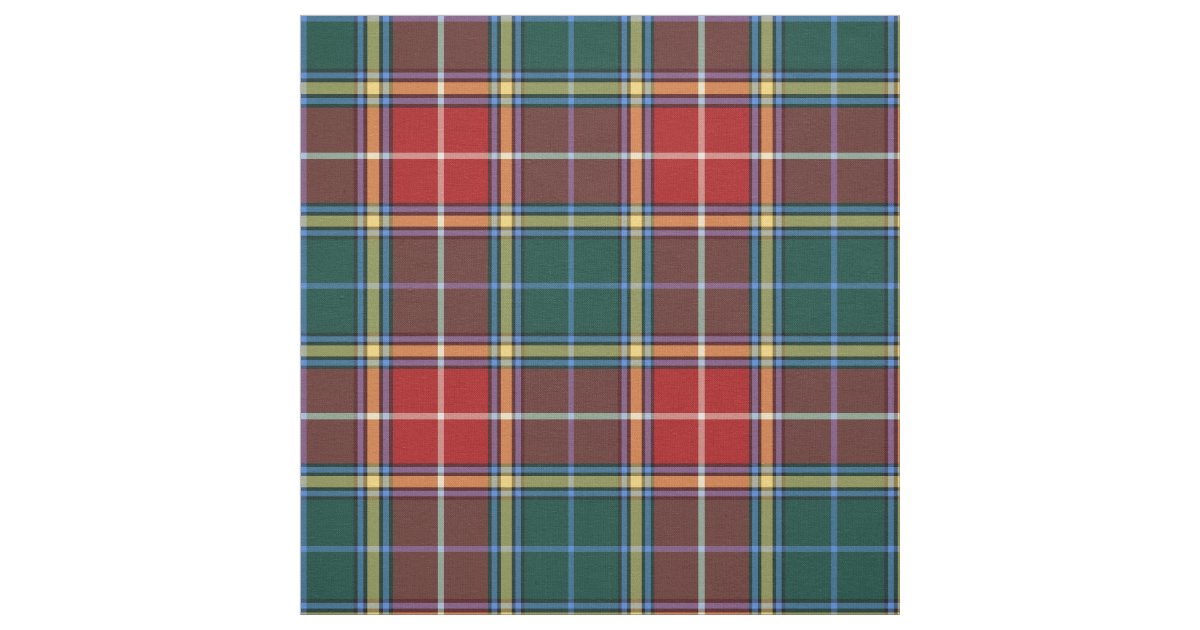 Clan Baxter Tartan Fabric | Zazzle