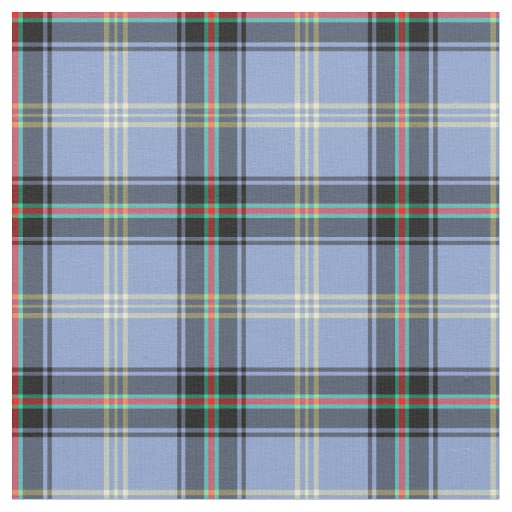 Clan Bell Tartan Fabric | Zazzle