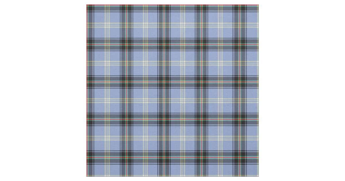 Clan Bell Tartan Fabric | Zazzle