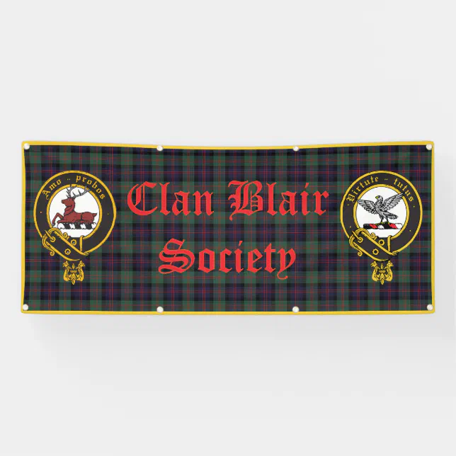 Clan Blair Banner Tartan Background | Zazzle