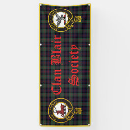 Clan Blair Banner Tartan Background | Zazzle