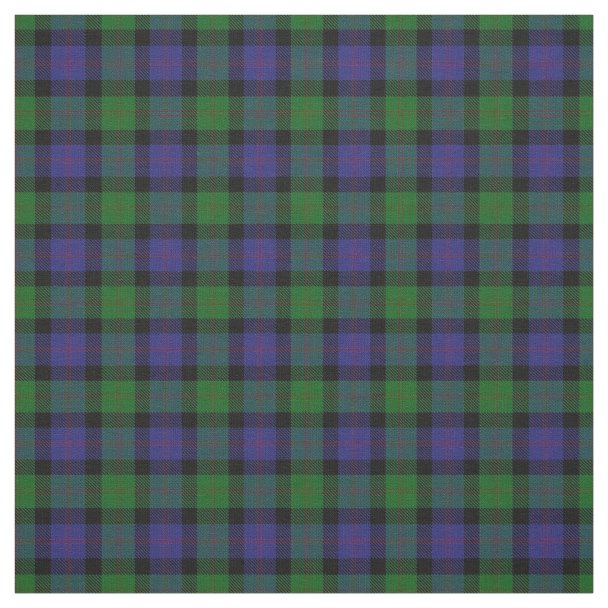 Clan Gunn Scottish Tartan Plaid Fabric | Zazzle