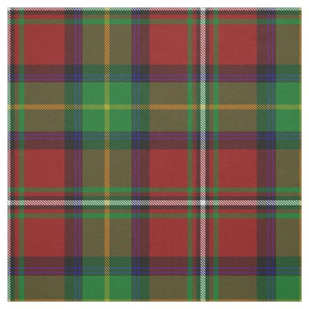 Clan Boyd Tartan Fabric | Zazzle