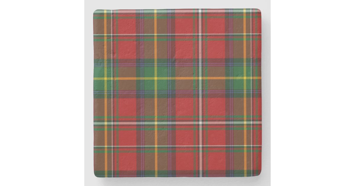 Clan Boyd Tartan Plaid Stone Coaster | Zazzle