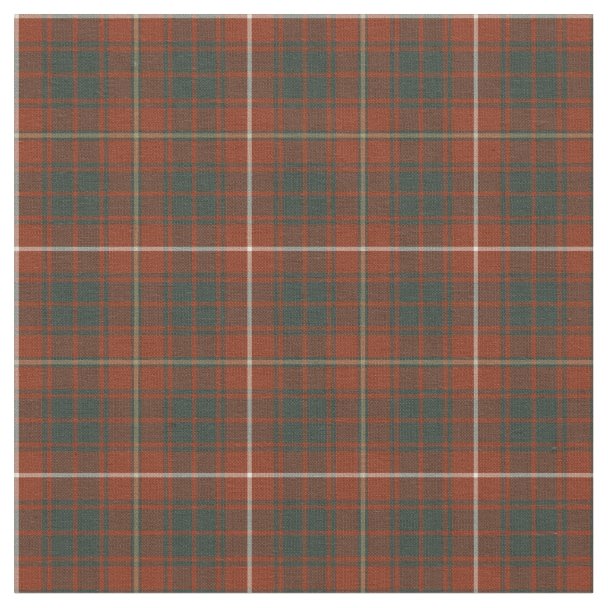 Bruce Tartan Print Fabric | Zazzle