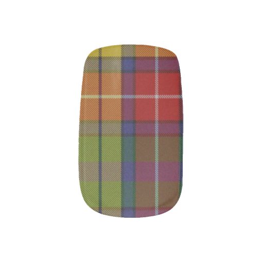 Clan Buchanan Tartan Plaid Minx Nails Minx Nail Art | Zazzle