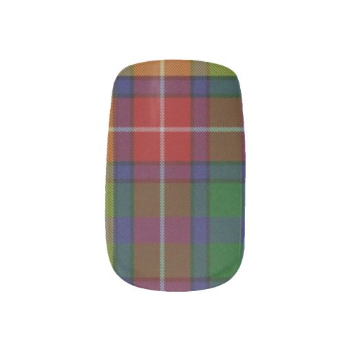 Clan Buchanan Tartan Plaid Minx Nails Minx Nail Art | Zazzle