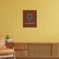 Clan Burnett Crest Badge & Tartan Poster | Zazzle