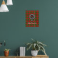 Clan Burnett Crest Badge & Tartan Poster | Zazzle