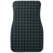 Clan Calhoun Navy Blue and Green Scottish Tartan Car Mat | Zazzle