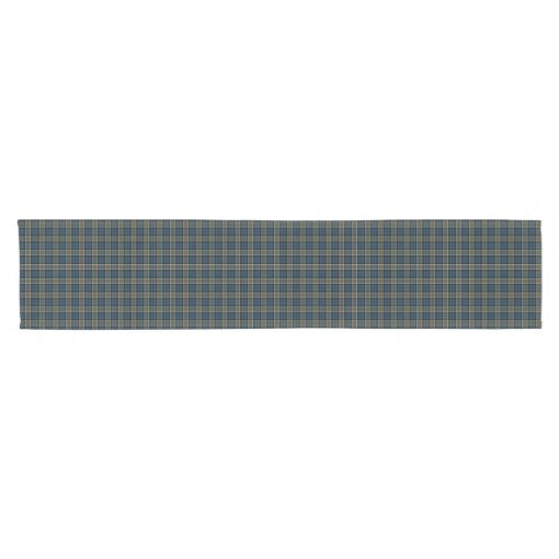 Clan Calhoun Navy Blue and Green Scottish Tartan Short Table Runner ...