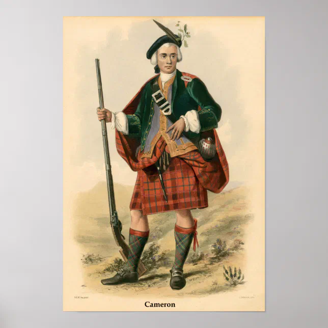 Clan Cameron Poster | Zazzle