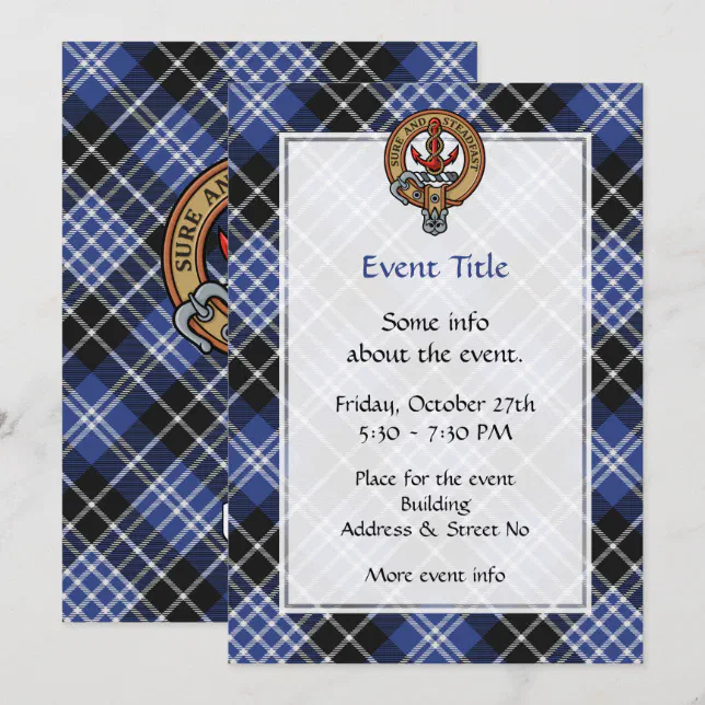 Clan Clark Crest Invitation | Zazzle