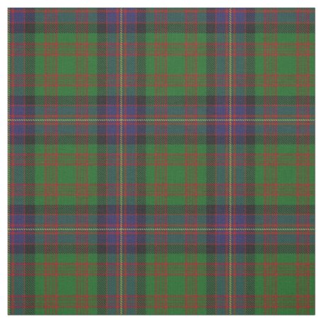 Cochrane Clan Tartan Fabric | Zazzle