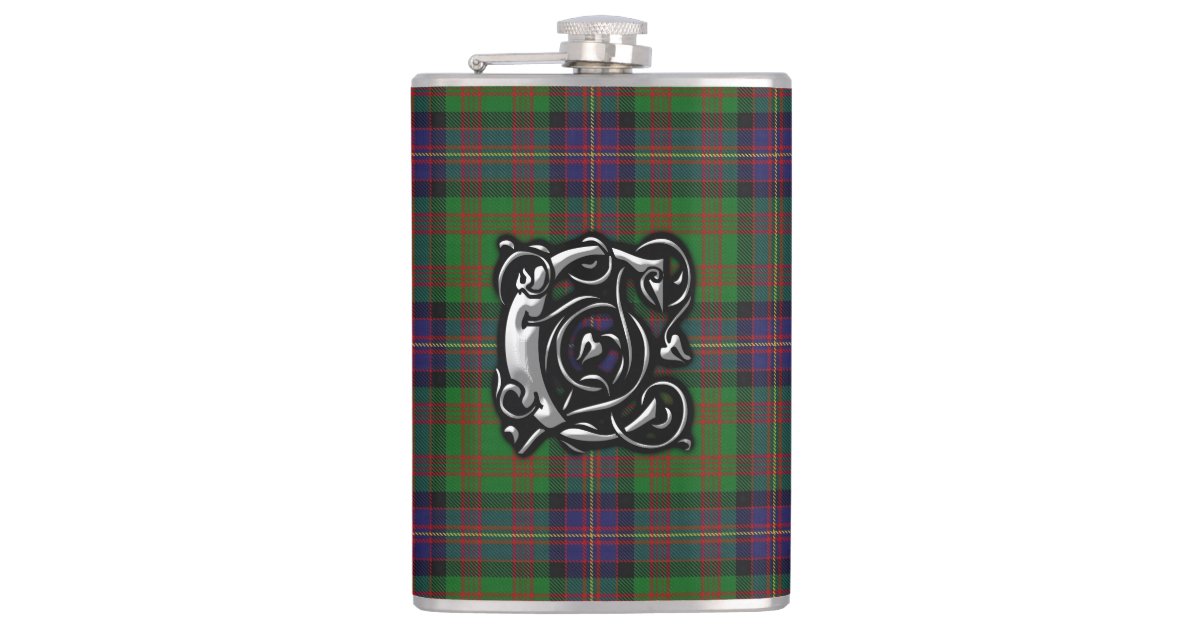 Clan Cochrane Cochran Tartan Old Scottish Flask | Zazzle