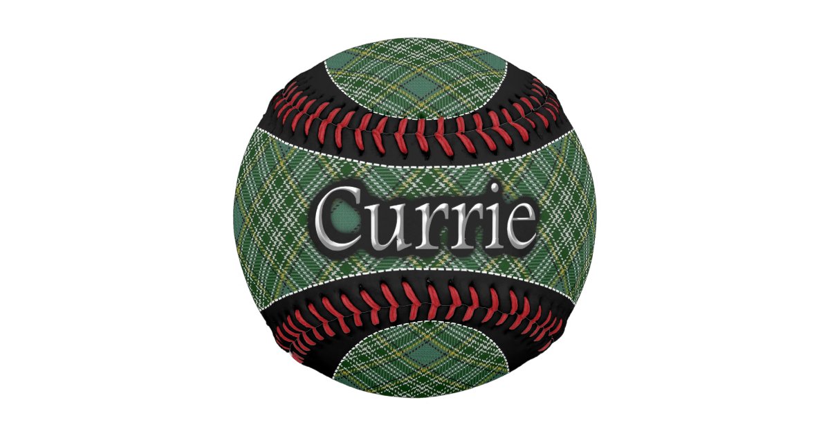 Clan Currie Scottish Tartan Baseball | Zazzle