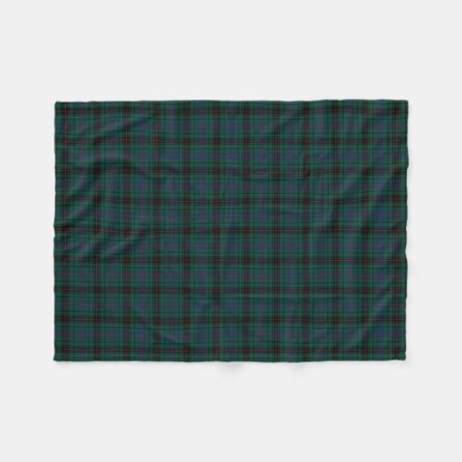 Clan Davidson Dark Green Tartan Fleece Blanket Zazzle