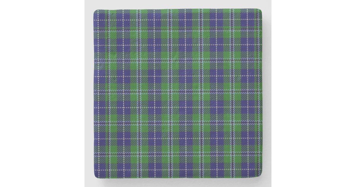 Clan Douglas Tartan Plaid Stone Coaster | Zazzle