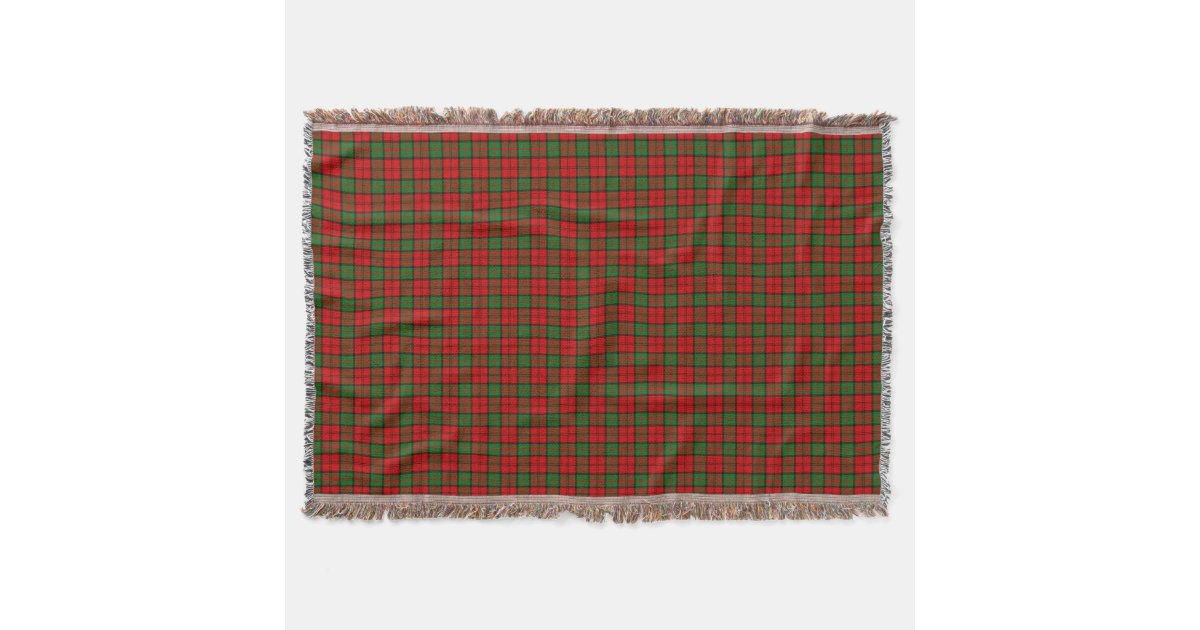 Clan Dunbar Tartan Throw Blanket | Zazzle