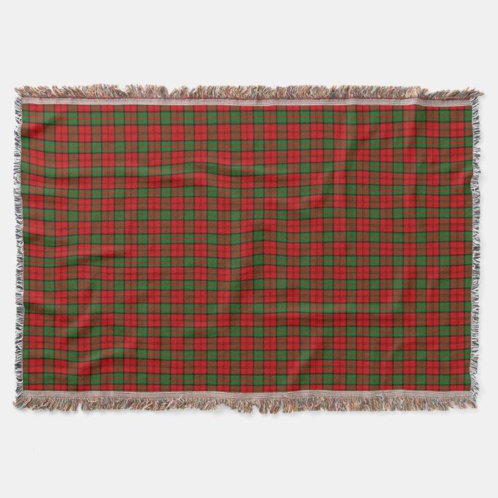 Clan Dunbar Tartan Throw Blanket | Zazzle.com