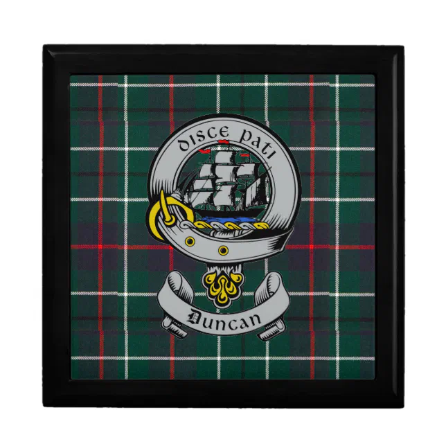Clan Duncan Crest Badge and Tartan Gift Box | Zazzle