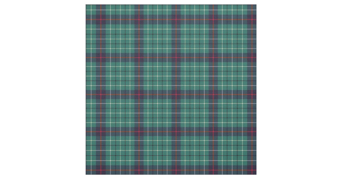 Clan Duncan Modern Tartan Fabric | Zazzle