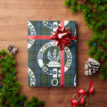 Clan Ferguson Crest Badge & Tartan Wrapping Paper | Zazzle