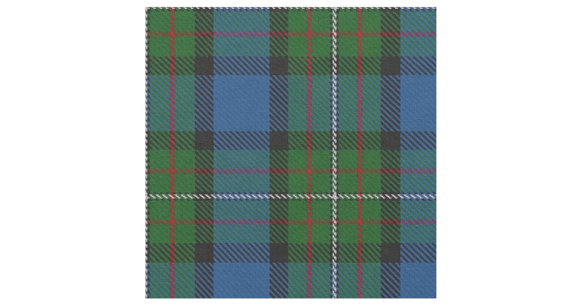 Clan Fergusson Ferguson Scottish Tartan Plaid Fabric | Zazzle